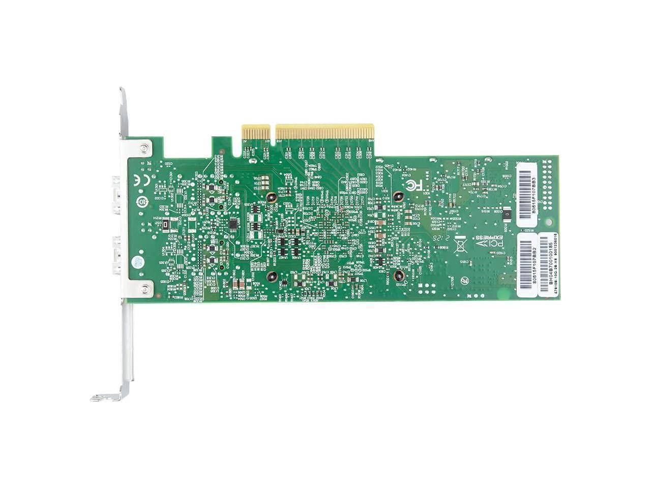 10GbE SFP+ NIC Network Adapter Card, Dual SFP+ Ports, with Broadcom ...