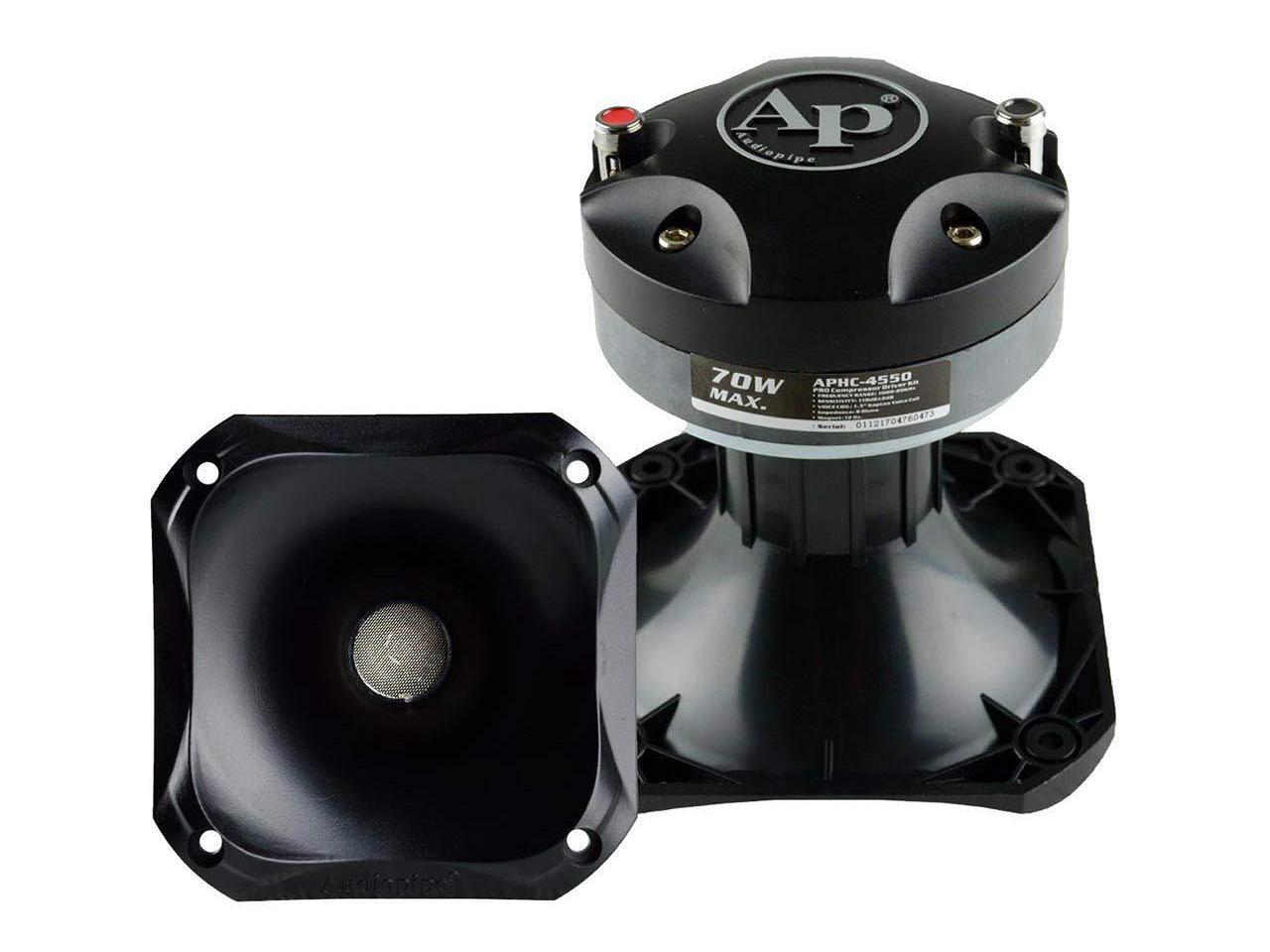 3.5" Compression Driver Tweeter w/ ABS Horn 8 Ohm 75 Watts Max APHC ...