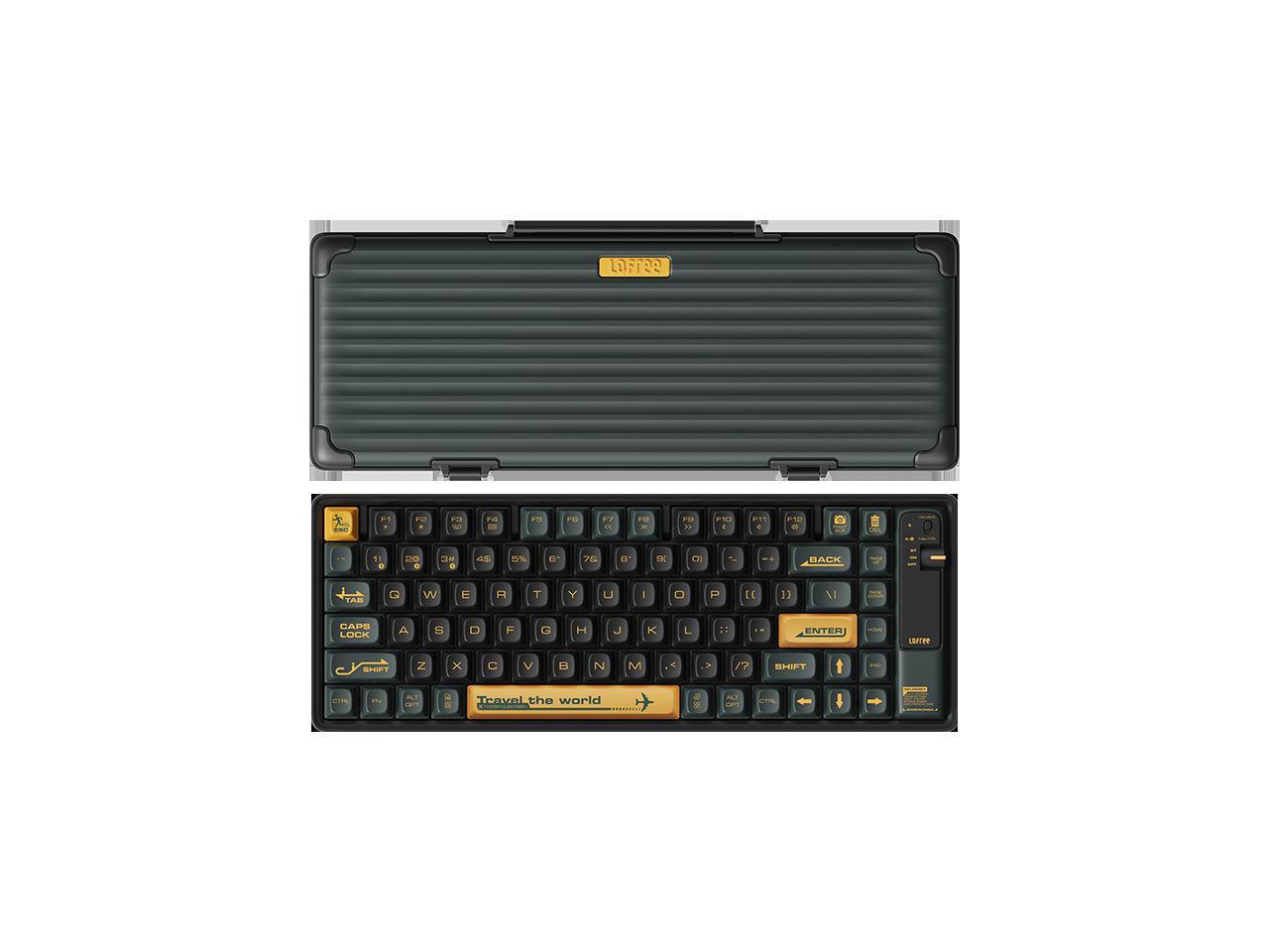 Lofree 84 Keys BT Retro Wireless Keyboard Portable Mechanical Keyboard ...