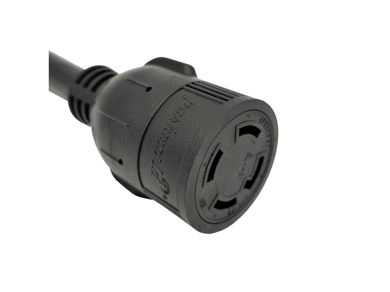Parkworld 885477A Adapter Cord 5-15 Male Plug to Locking L14-30 Female ...