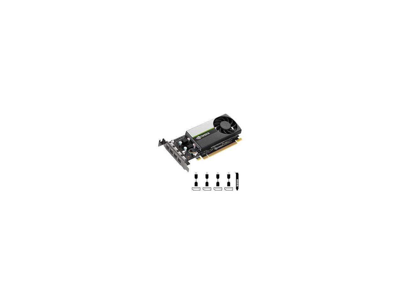 NVIDIA T1000 - Graphics Card - T1000 - 4 GB GDDR6 - PCIe 3.0 X16 - 4 X ...