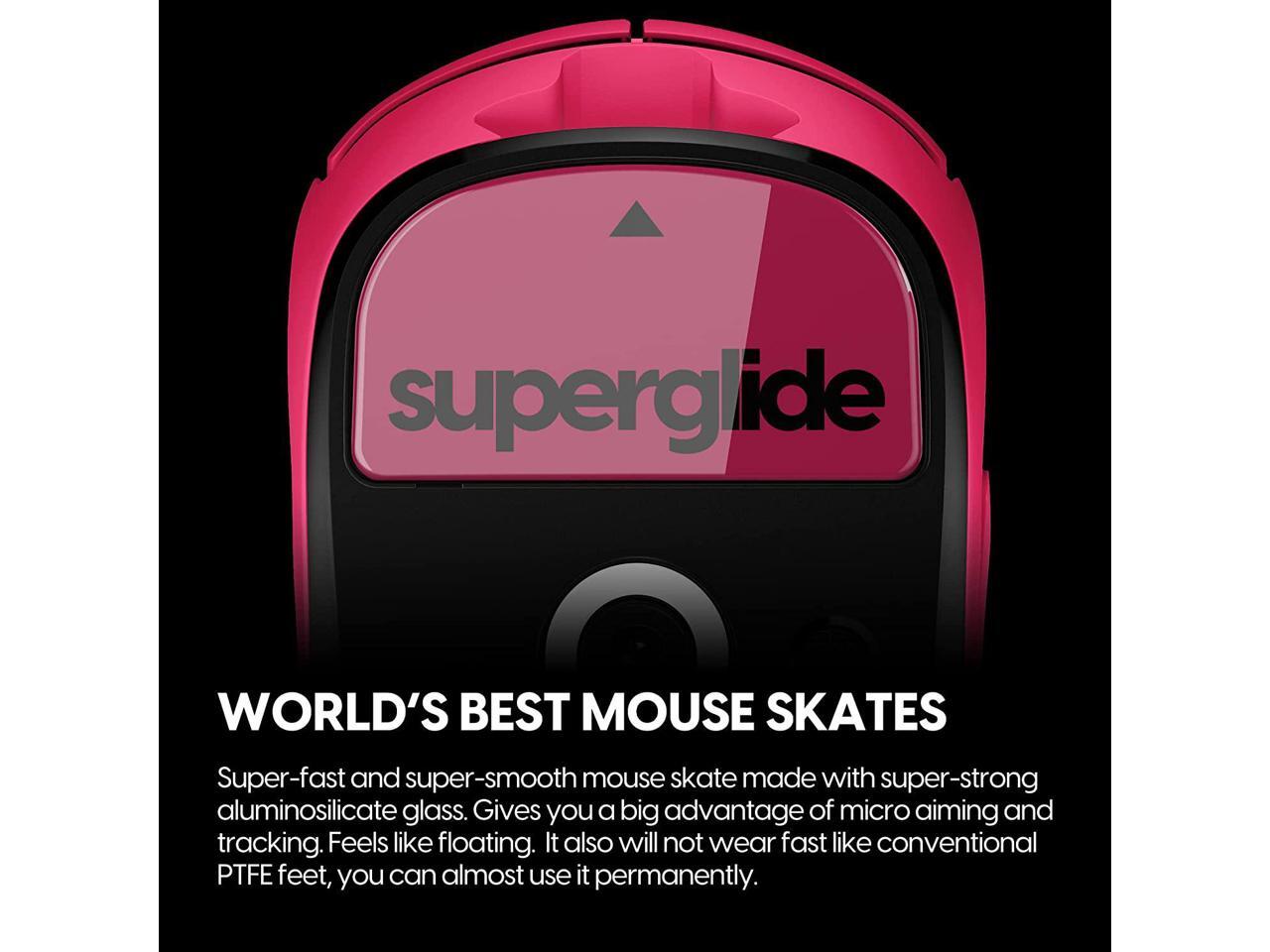 Superglide Fastest And Smoothest Mouse Feet Skates Made With Ultra Strong Flawless Glass