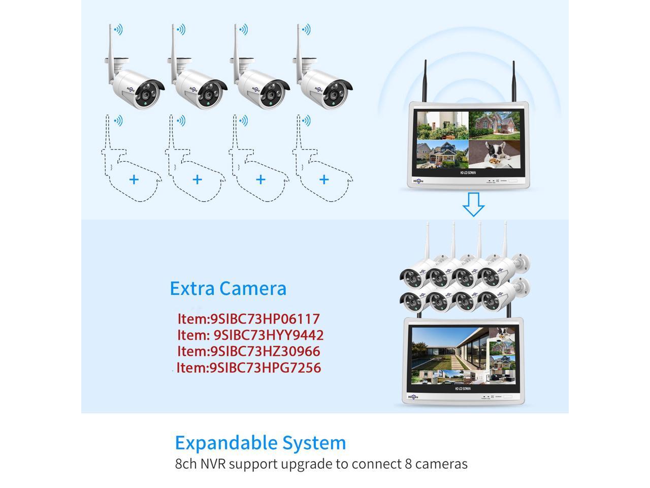 Hiseeu All in one with 12" LCD Monitor 3TB Hard Drive, Wireless ...