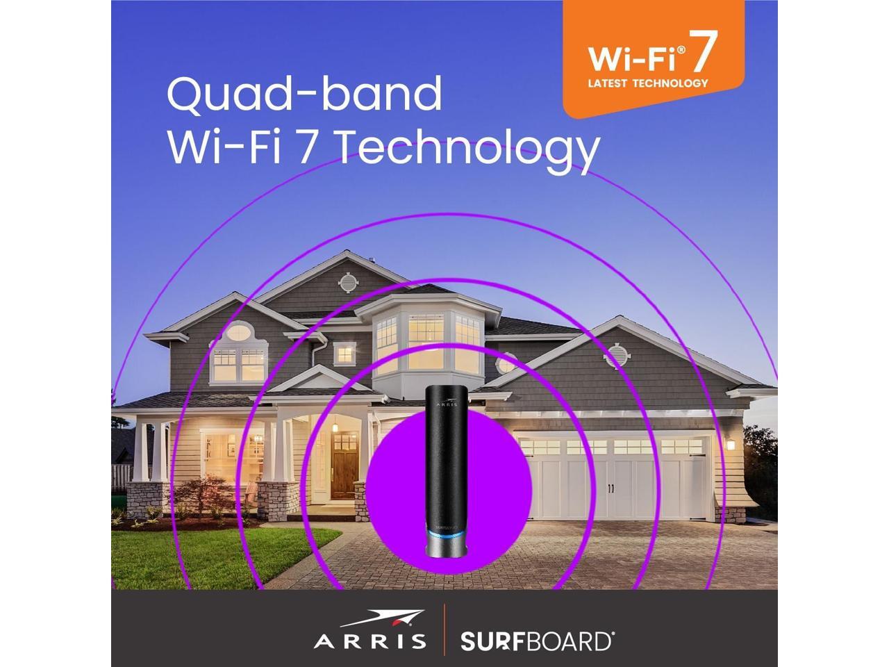 ARRIS Surfboard G54 DOCSIS 3.1 Multi-Gigabit Cable Modem & BE 18000 Wi ...