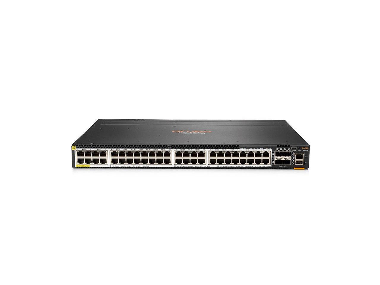 Refurbished: JL659A HPE Aruba 6300M 48SR5 CL6 PoE 4SFP Switch - Newegg.com