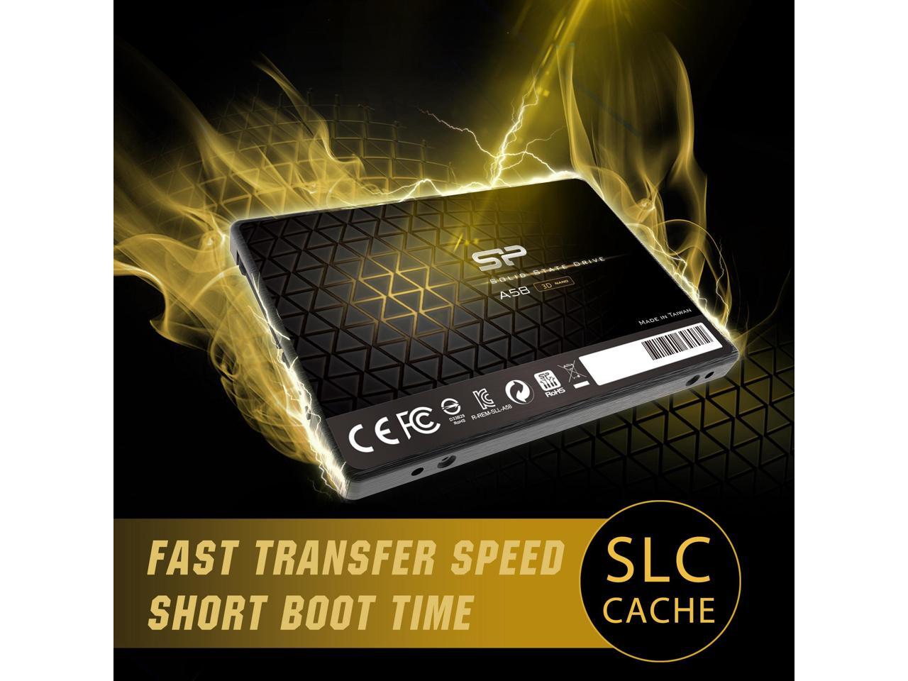 Silicon Power 4TB SSD 3D NAND A55 SLC Cache Performance Boost SATA III ...