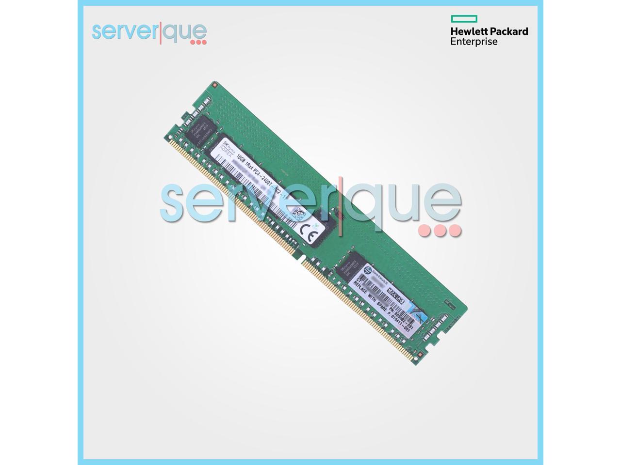 Refurbished: 805349-B21 HP 16GB 1RX4 PC4-19200 DDR4-2400MHZ REG Memory 819411-001 809082-091 ...