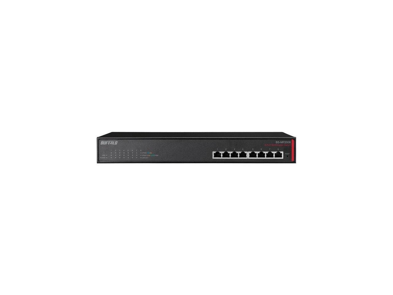 BUFFALO BS-MP2008 8-Port Multi Gigabit Switch - Newegg.com