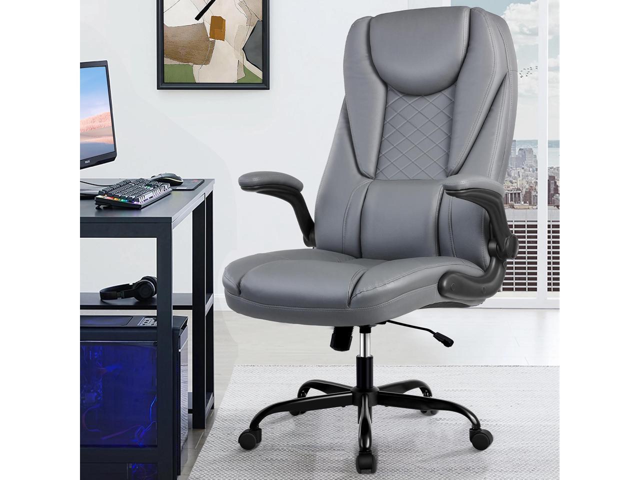 Coolhut Office Chair, Executive Leather Chair, Big & Tall Ergonomic ...