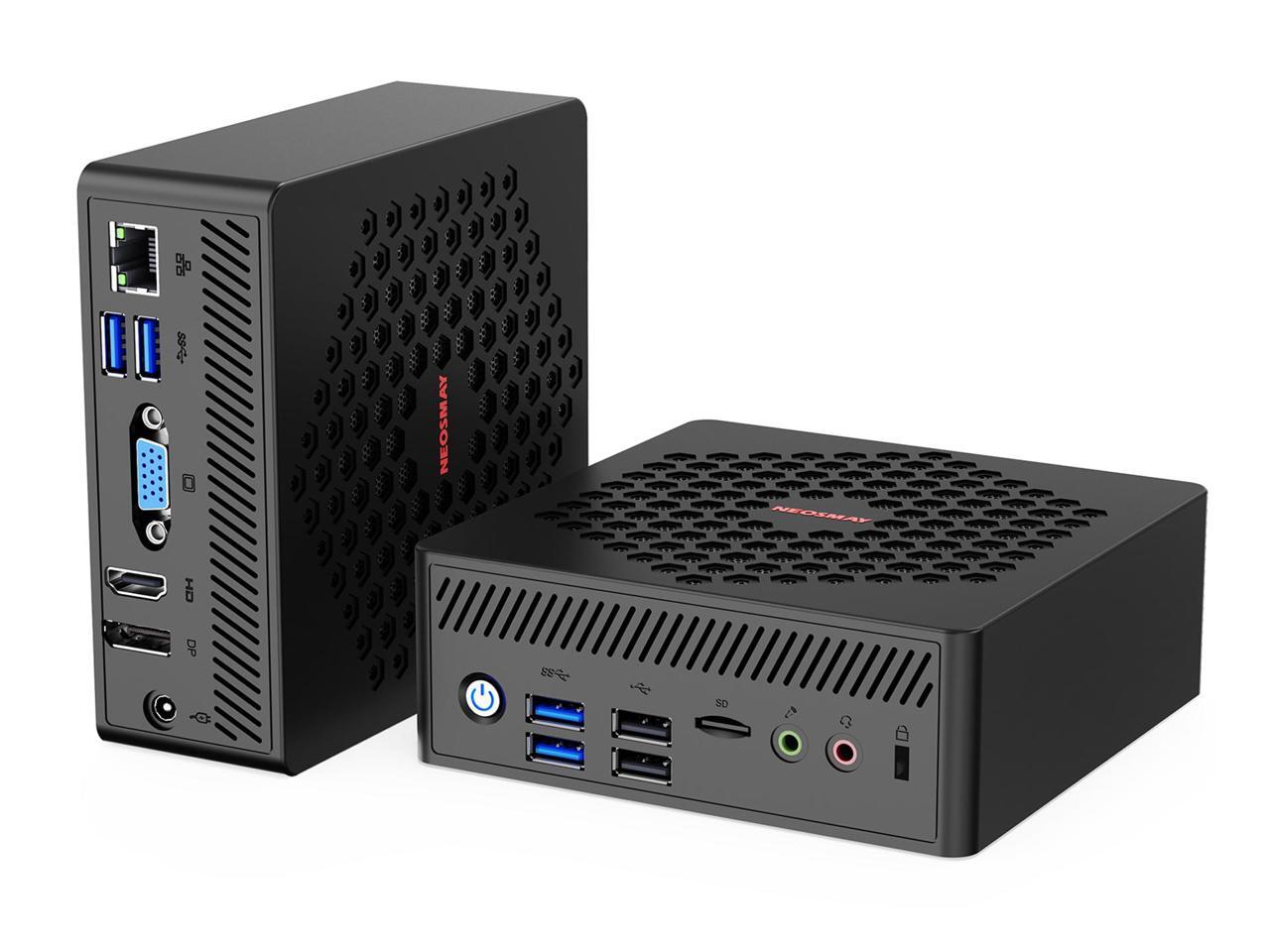 NEOSMAY Thin Client Fanless PC Intel Pentium N6005 Intel UHD Graphics ...