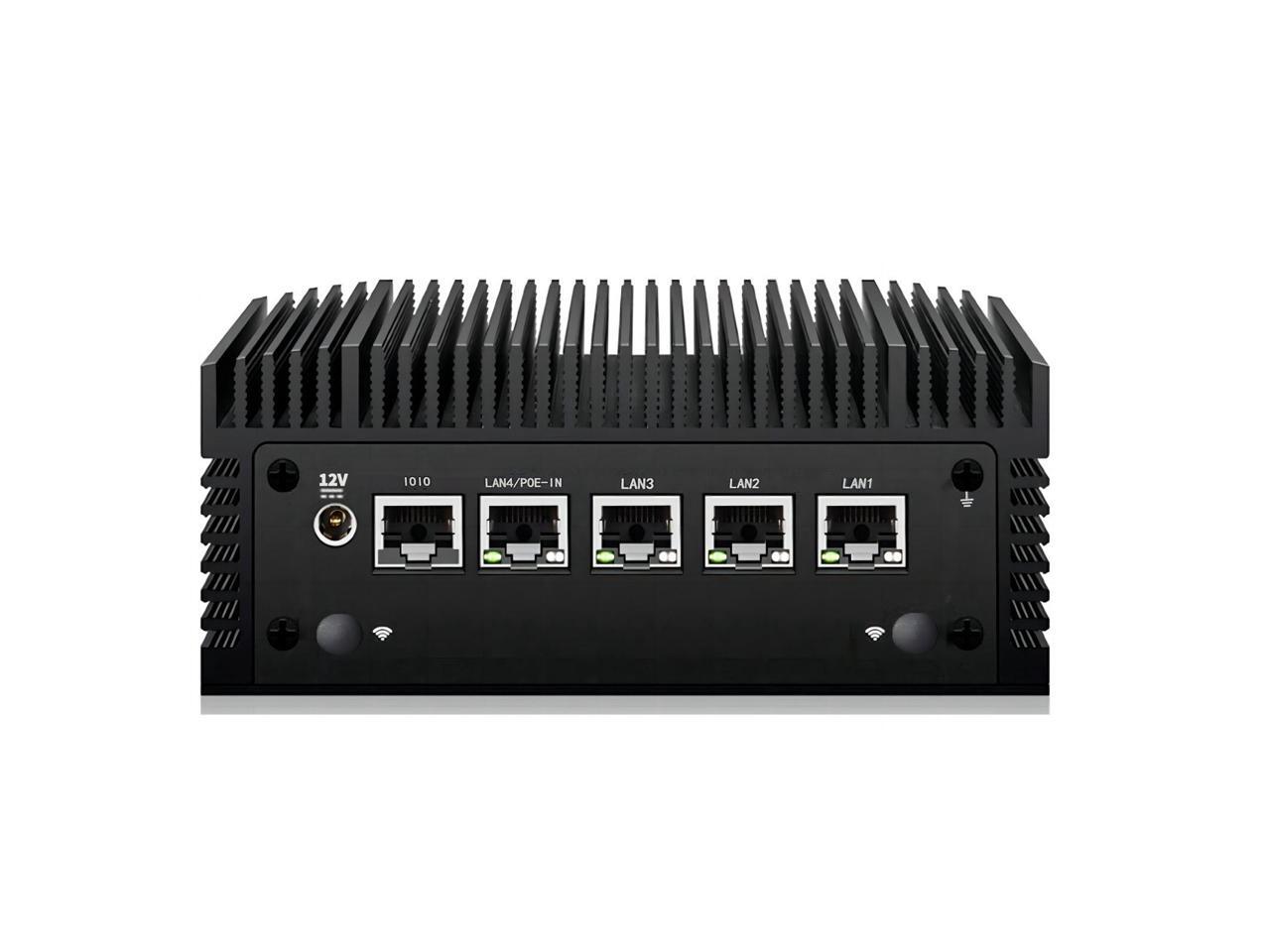 N100 mini PC home Firewall Appliance, fanless mini pc,pfsense router,4 ...