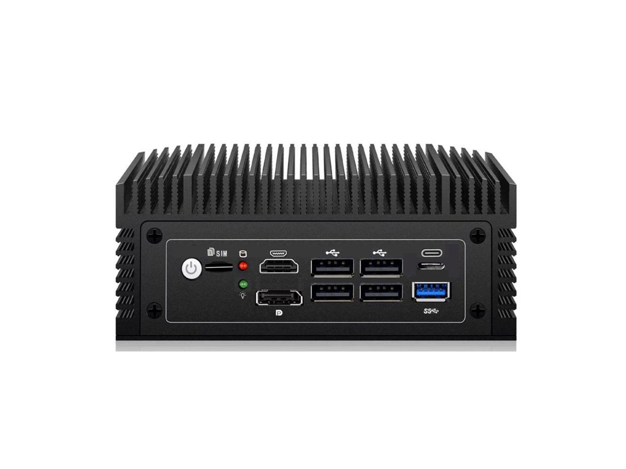 N100 mini PC home Firewall Appliance, fanless mini pc,pfsense router,4 ...