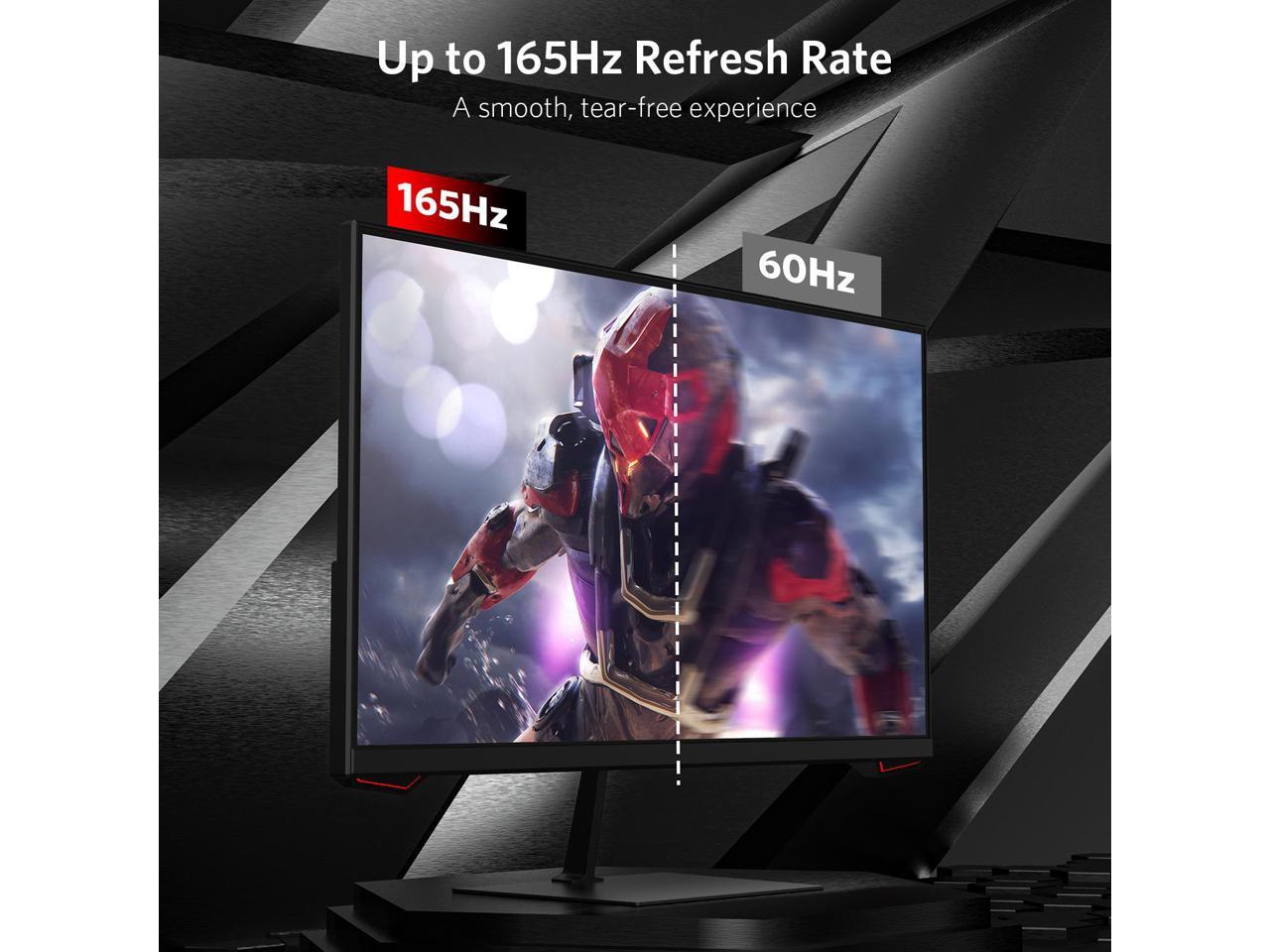 Fiodio 24 Gaming Monitor, with 165Hz Refresh Rate, 1920 * 1080P Full HD ...
