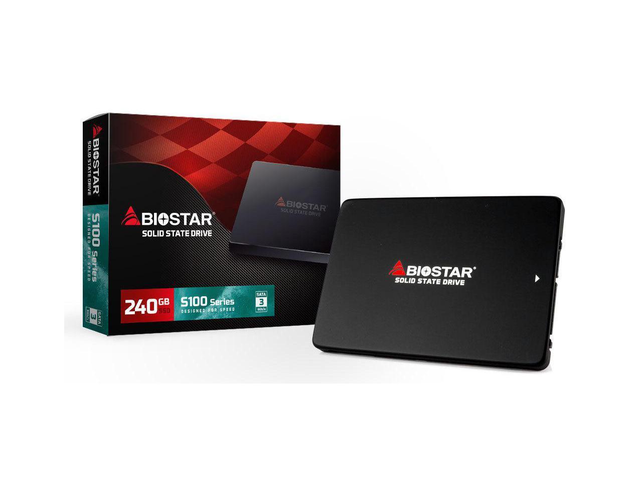BioStar S100 2.5" 240GB 530MB/s SATA III 240G Internal Solid State Drive (SSD) S100-240GB ...
