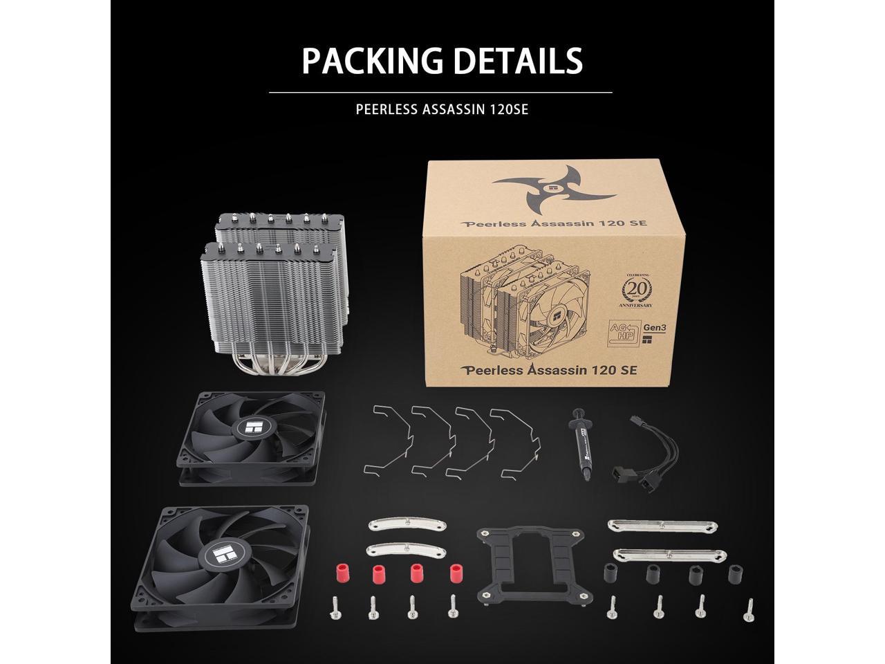 Thermalright Peerless Assassin 120 SE CPU Air Cooler, PA120 SE, 6 Heat ...