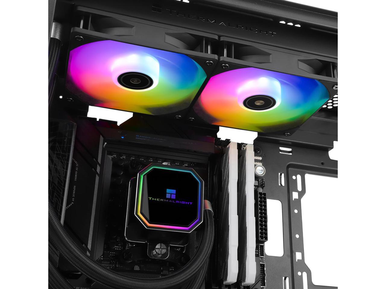 Thermalright Frozen Prism 240 Black ARGB Liquid CPU Water Cooler With ...