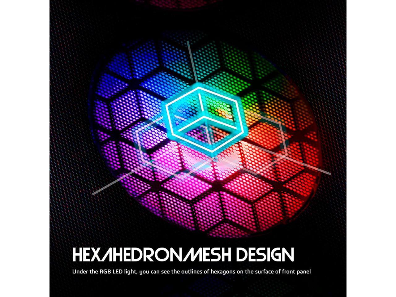 Raidmax MESHIAN X921 Mesh Airflow and Tempered Glass Gaming PC Case ...