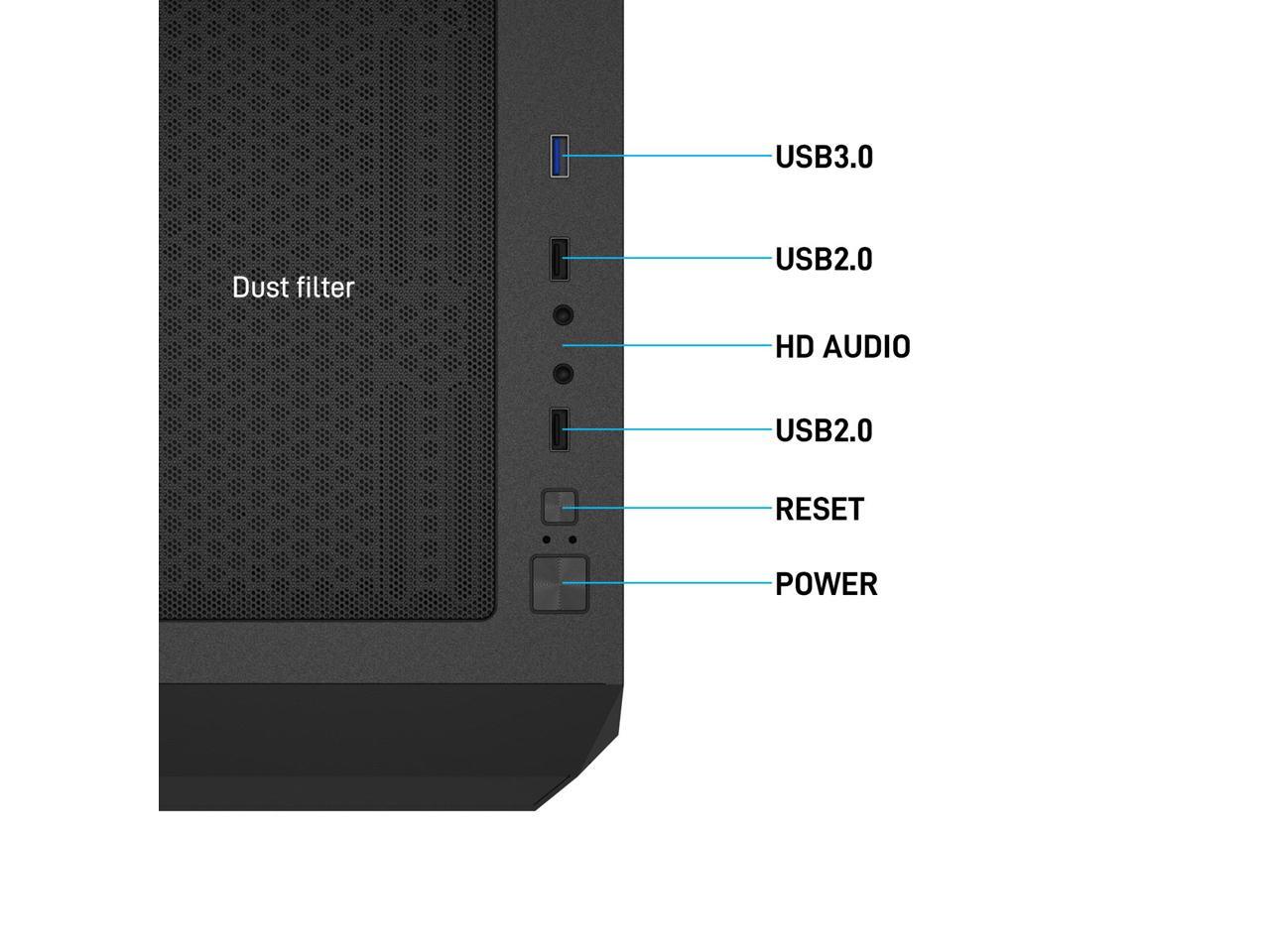 DARKROCK Classico Storage Master Case ATX Computer Case Mid Tower with ...