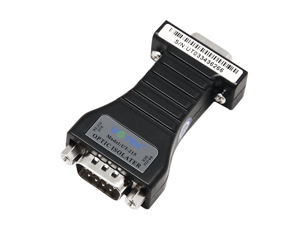UOTEK Industrial RS232 5 Bits Isolated Converter Serial Adapter Optical ...