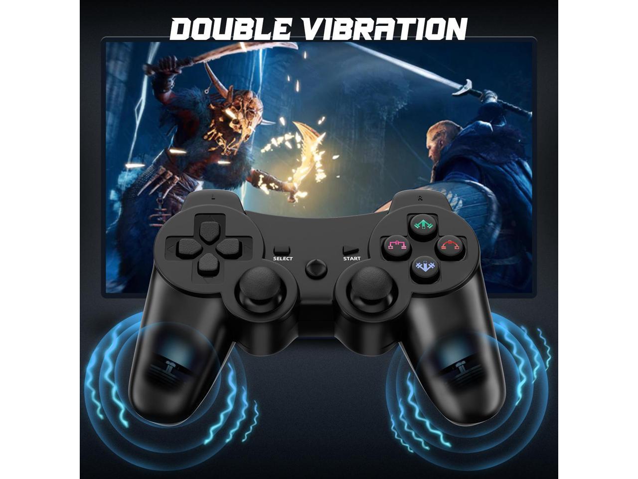 ISHAKO 2 Pack Wireless Controller for PS3,Wireless Controller /Dual ...