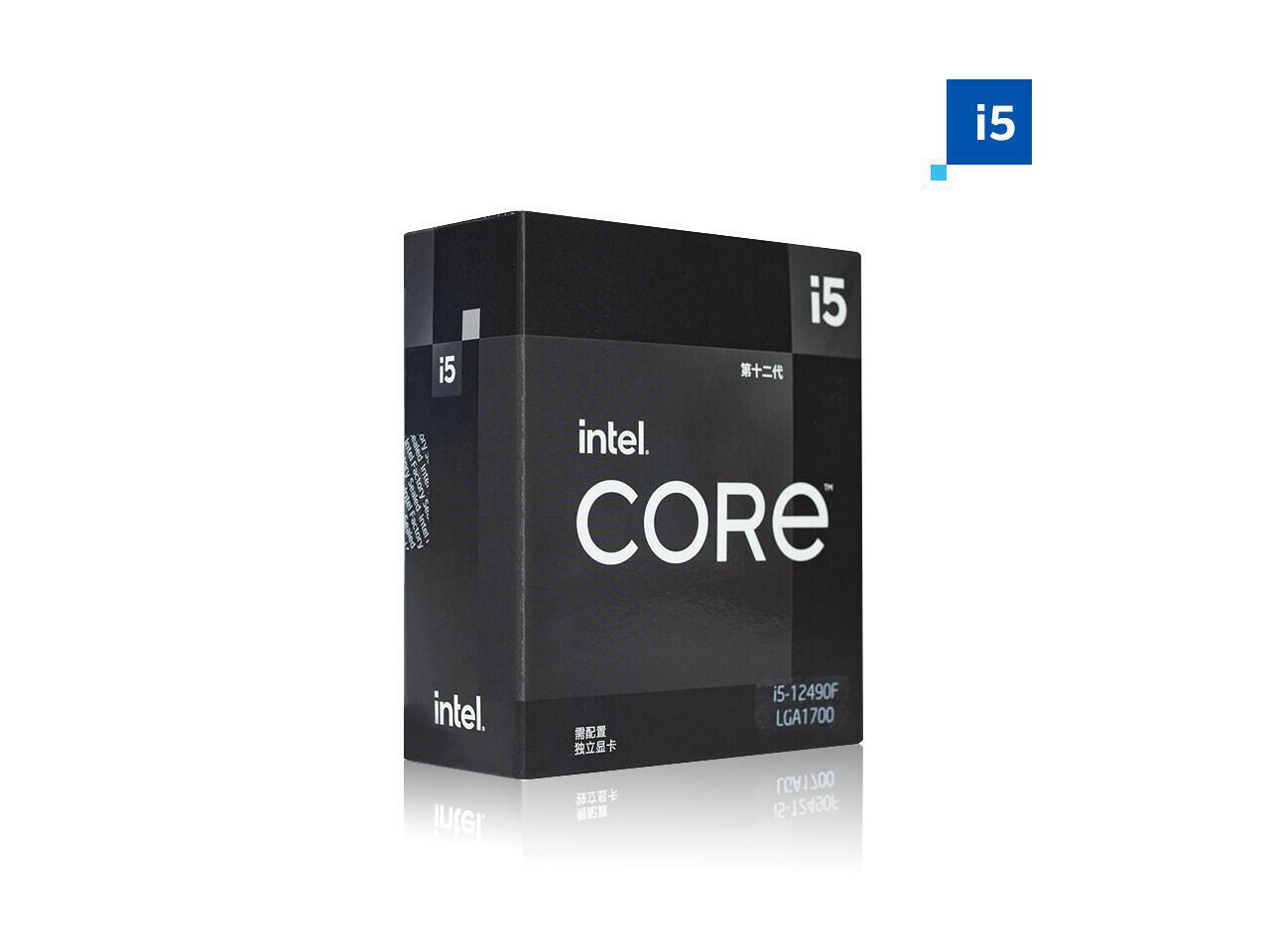 Intel Core i5-12490F Alder Lake Desktop Processor Game Special Edition i5 12th Gen, 6 Cores up ...