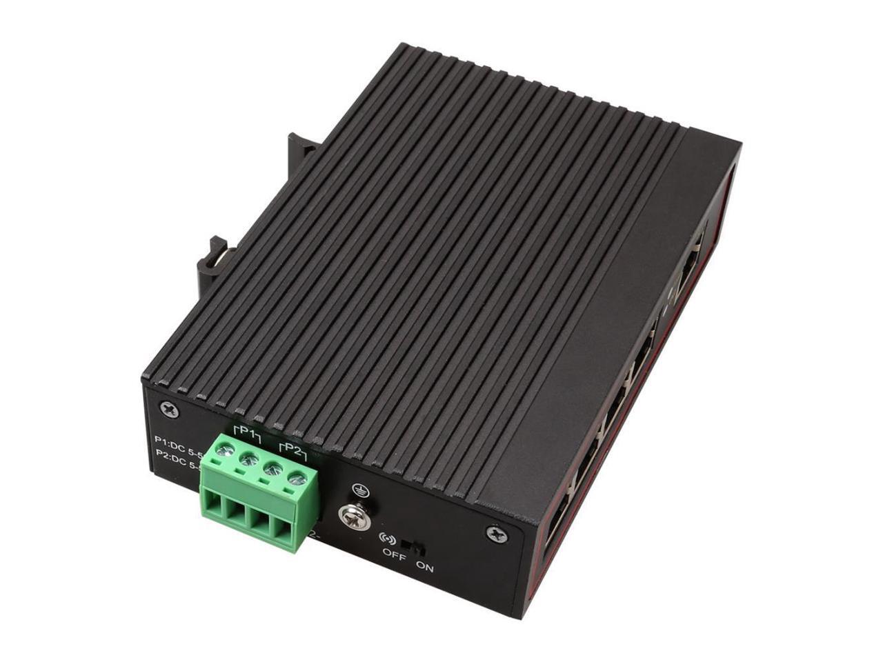 DIEWU TXE172 Industrial 5 Port Embedded 10/100M Switch HUB Build in ...