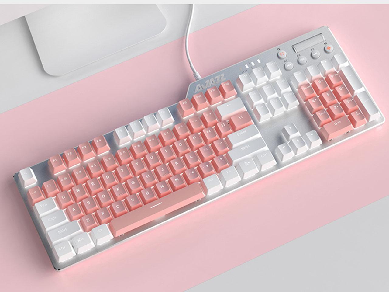 AJAZZ AK35i-PBT Ergonomic Design N-key Rollover Wired Black Switch ...