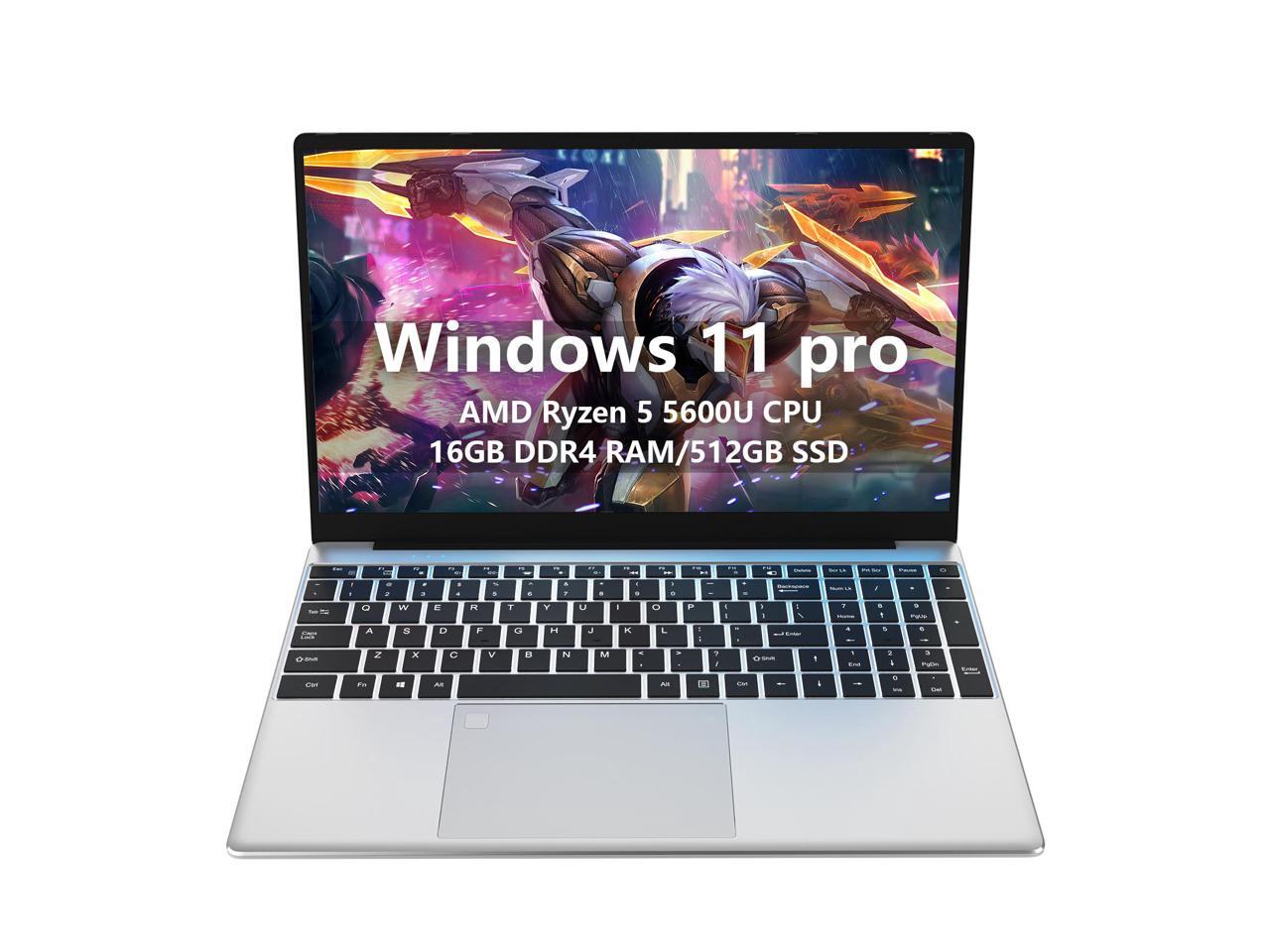 RATEYUSO Windows 11 Pro Gaming Laptop, 15.6" FHD(1920 x 1080) IPS ...