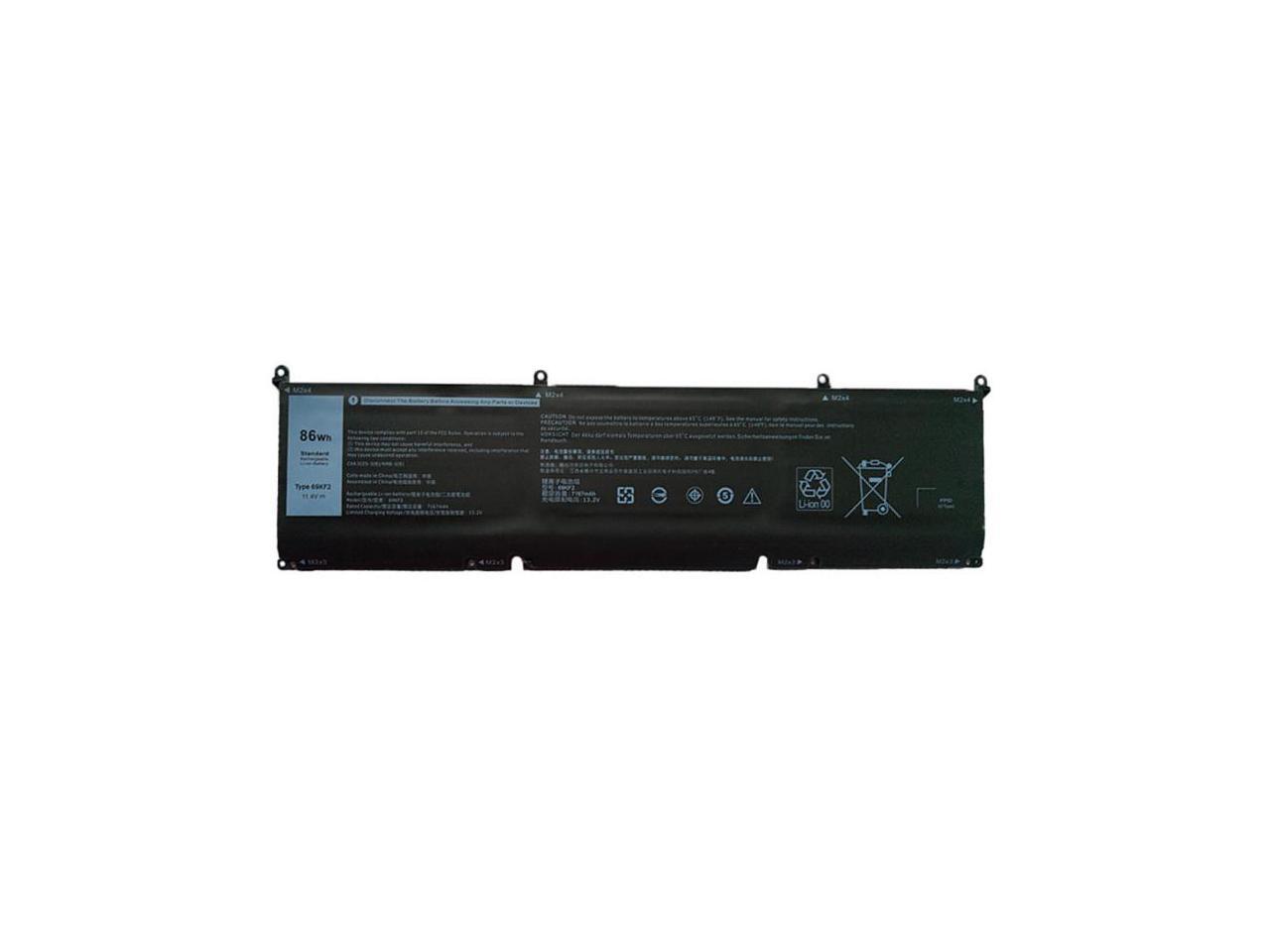 86Wh 69KF2 Battery for M15 M17 R3 XPS 15 9500 9510 9520 8FCTC 70N2F ...
