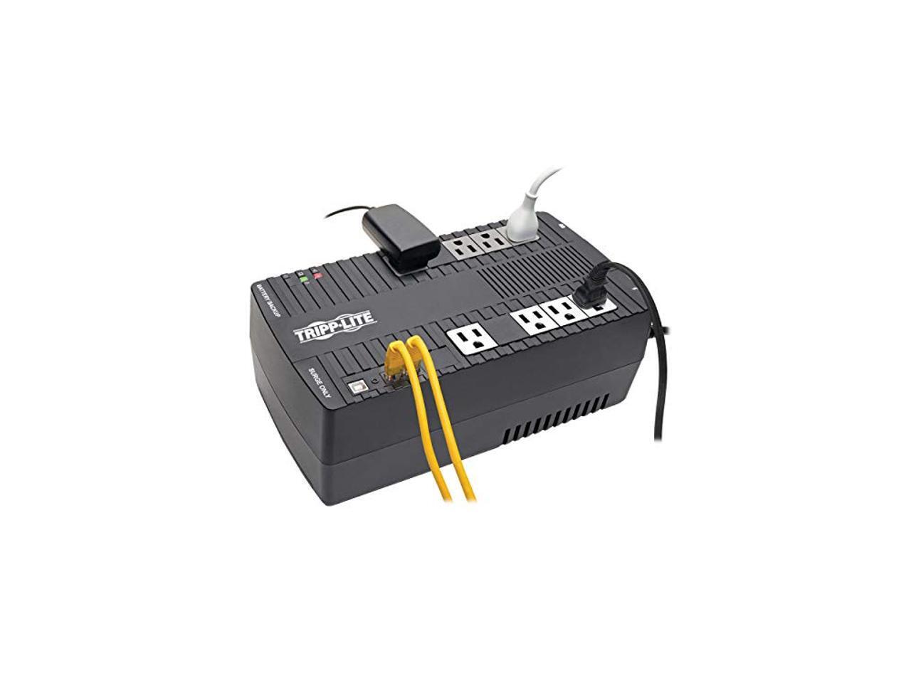 Tripp Lite 550VA UPS Battery Backup, 300W AVR Line Interactive, USB ...