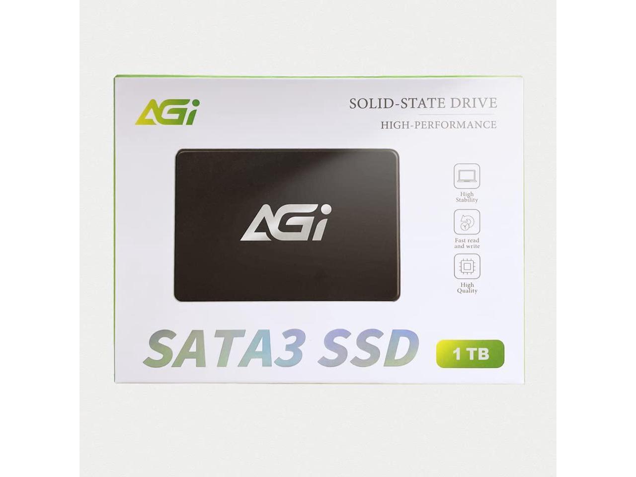 AGI 1TB AI178 2.5 Inch SATA III SLC Caching 3D TLC NAND Flash Internal ...
