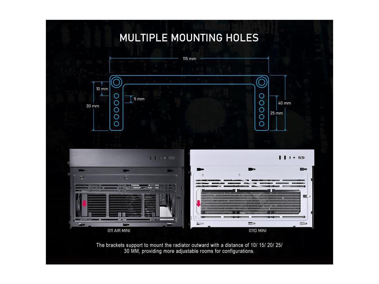 LIAN LI Radiator Offset Mounting Bracket for O11D MINI and O11 AIR MINI ...