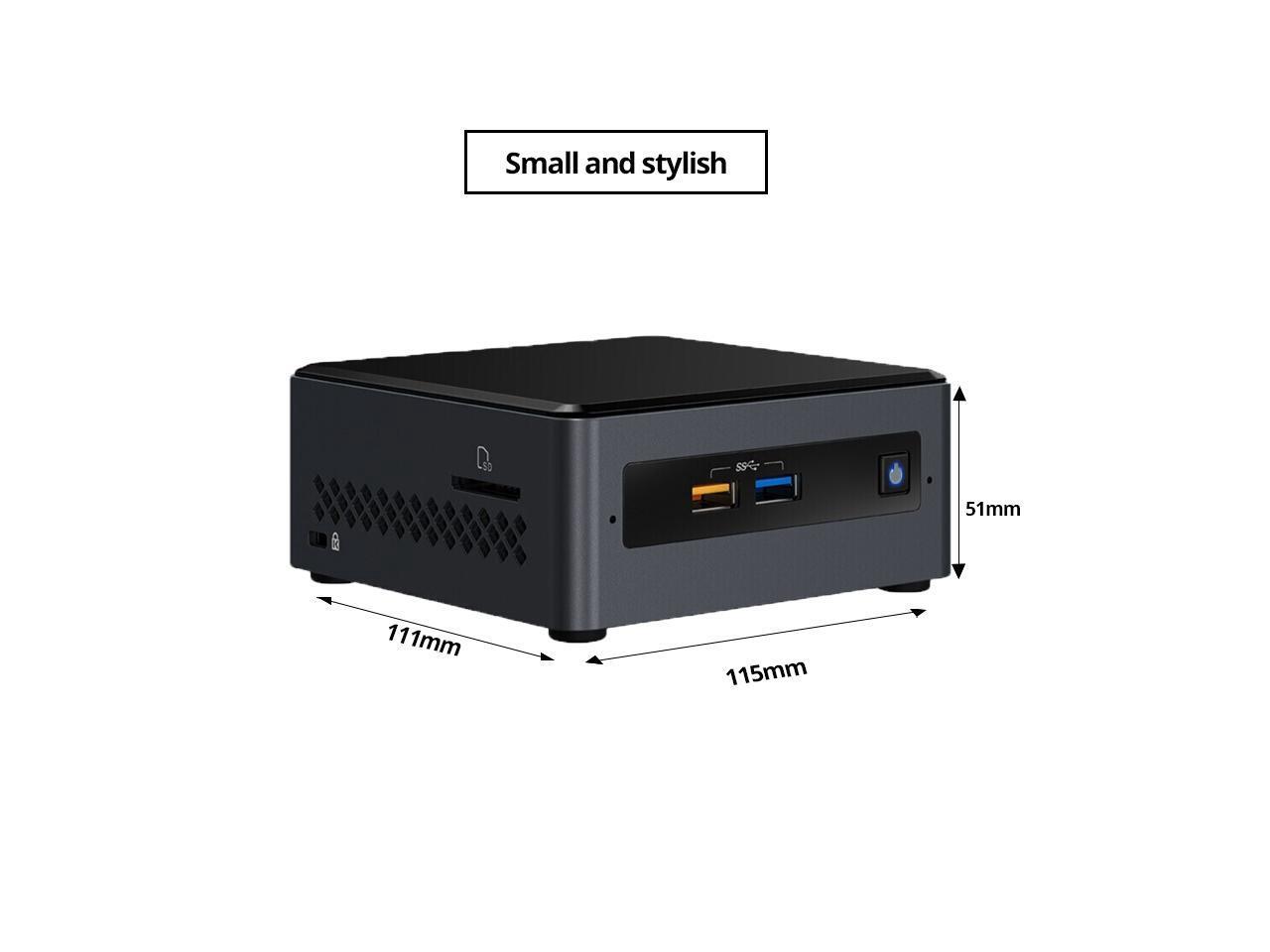 Intel NUC 7 NUC7PJYH Pentium Silver J5005 4 Core 4 Thread Processor ...