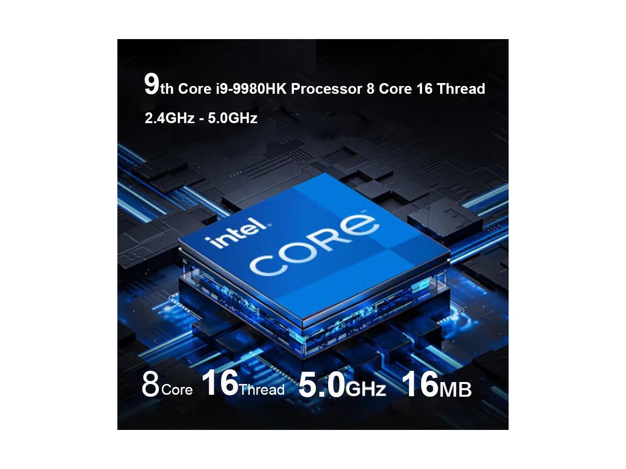 Intel NUC 9 NUC9i9QNX Ghost Skull Canyon Core i9-9980H 16M Cache Up to ...