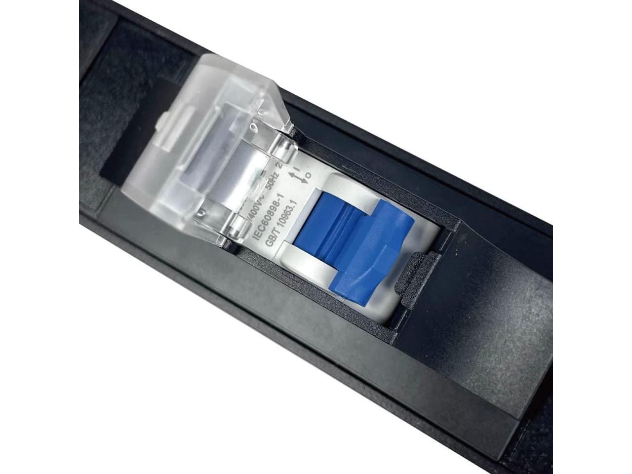 Metered-Breaker-Surge Protection PDU, 240V, L6-30P, 30A, 7200watts, (4 ...