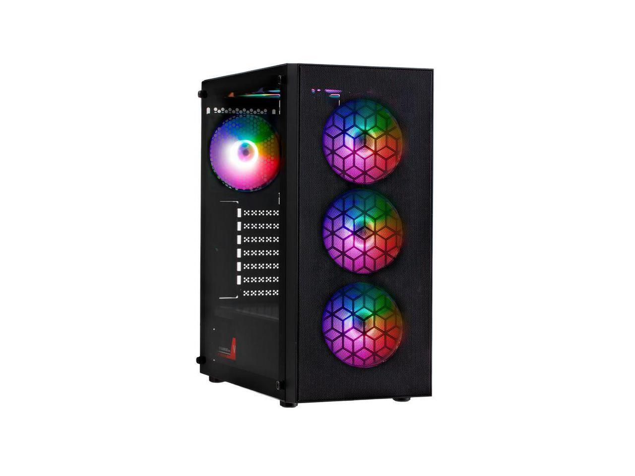 Raidmax MESHIAN X921 Mesh Airflow and Tempered Glass Gaming PC Case ...