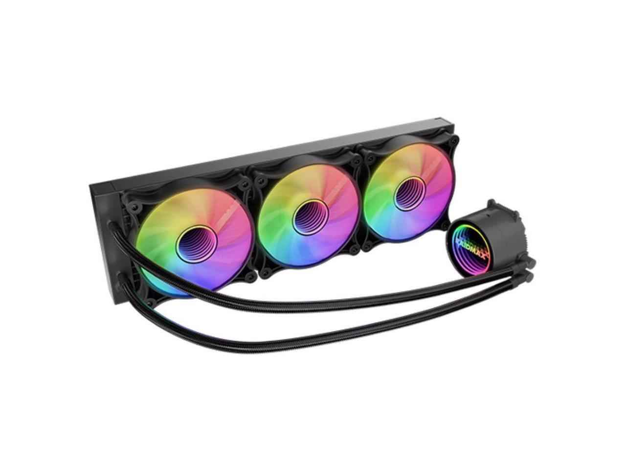 Raidmax Infinita LS360 AIO Water Cooling System, 360mm Gaming PC CPU ...
