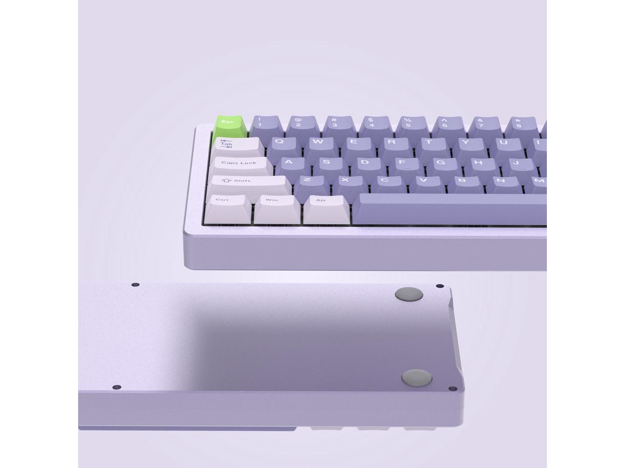 Womier S-K71 68% aluminum three-mode washer blue mechanical keyboard Purple - Newegg.com