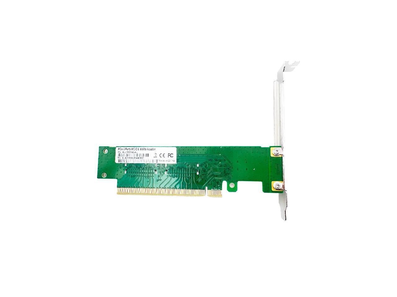 Shinreal XIC PE5160-4IL PCI Express x16 to Two MCIO 8I Adapter - Newegg.com