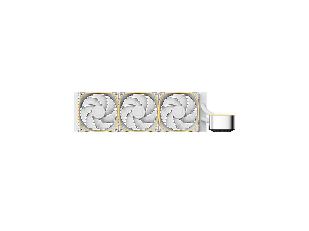 Geometric Future Eskimo Junior - 360mm AIO CPU Liquid Cooler- Three RGB ...