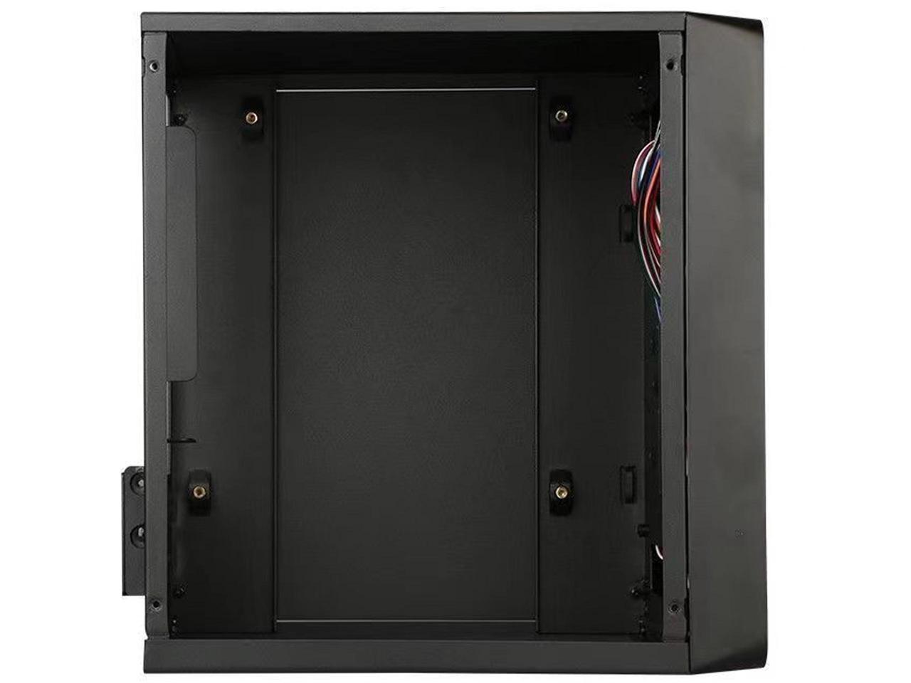 Black Mini MATX Mesh Case,Simple Compact Desktop Micro ATX Chassis ...