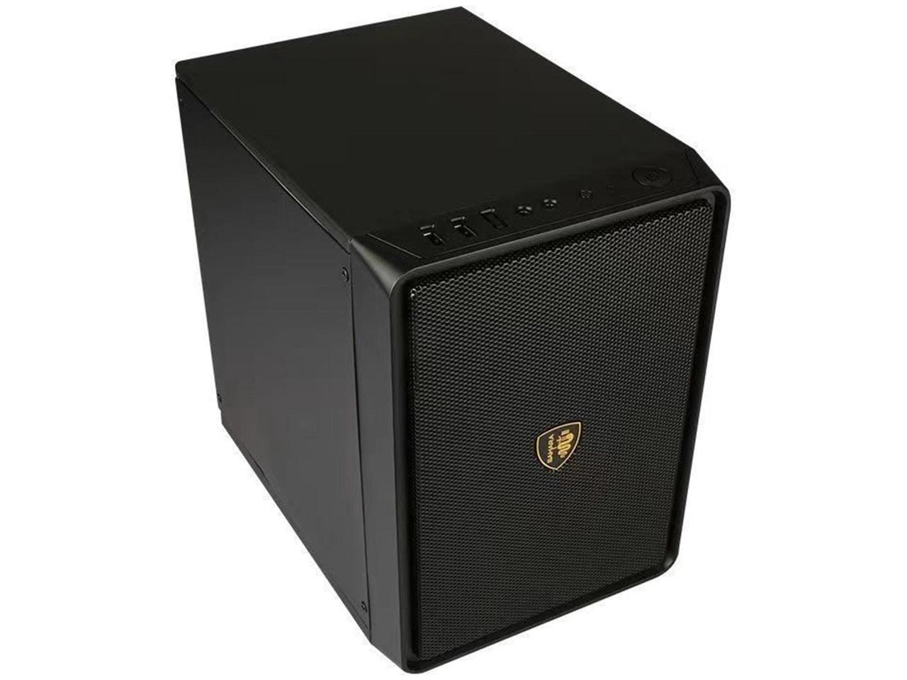Black Mini MATX Mesh Case,Simple Compact Desktop Micro ATX Chassis ...