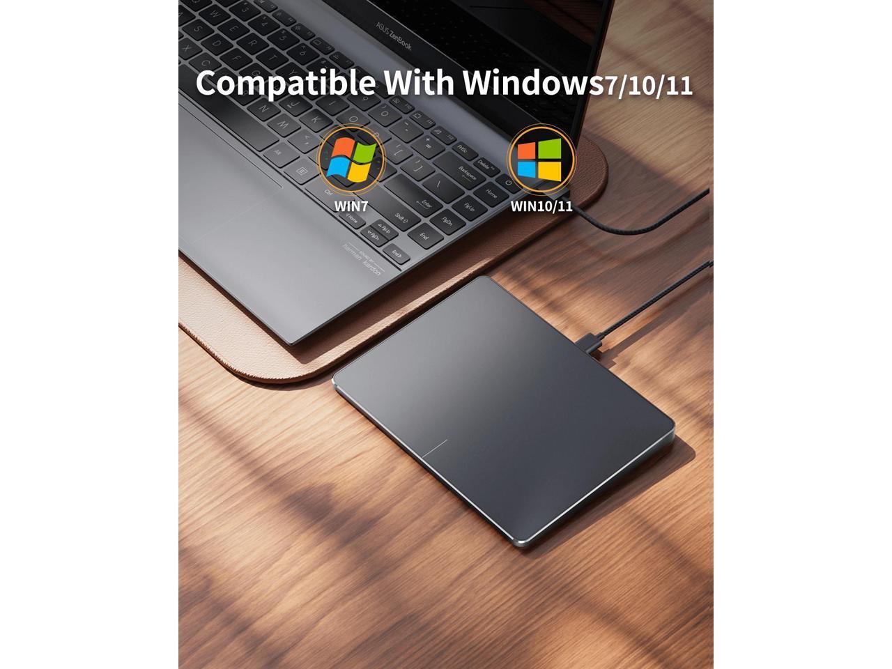 ProtoArc T1 Wired High Precision Trackpad for Windows, USB Slim ...