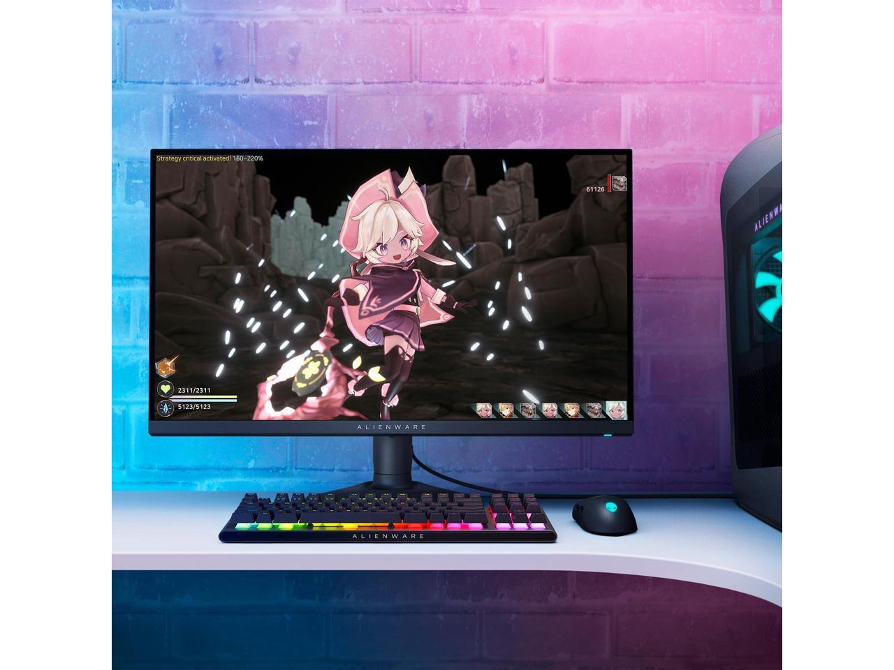 Dell Alienware AW2724DM Gaming Monitor - 27" QHD 180Hz w Overclock, AMD ...