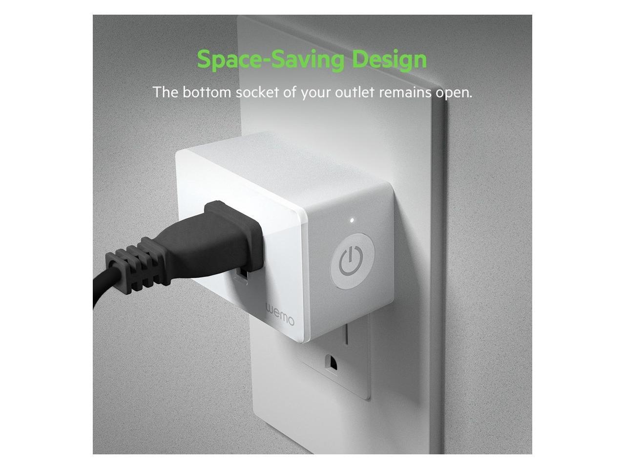 Linksys WSP080 Wemo WiFi Smart Outlet Plug, Single Plug - Newegg.com