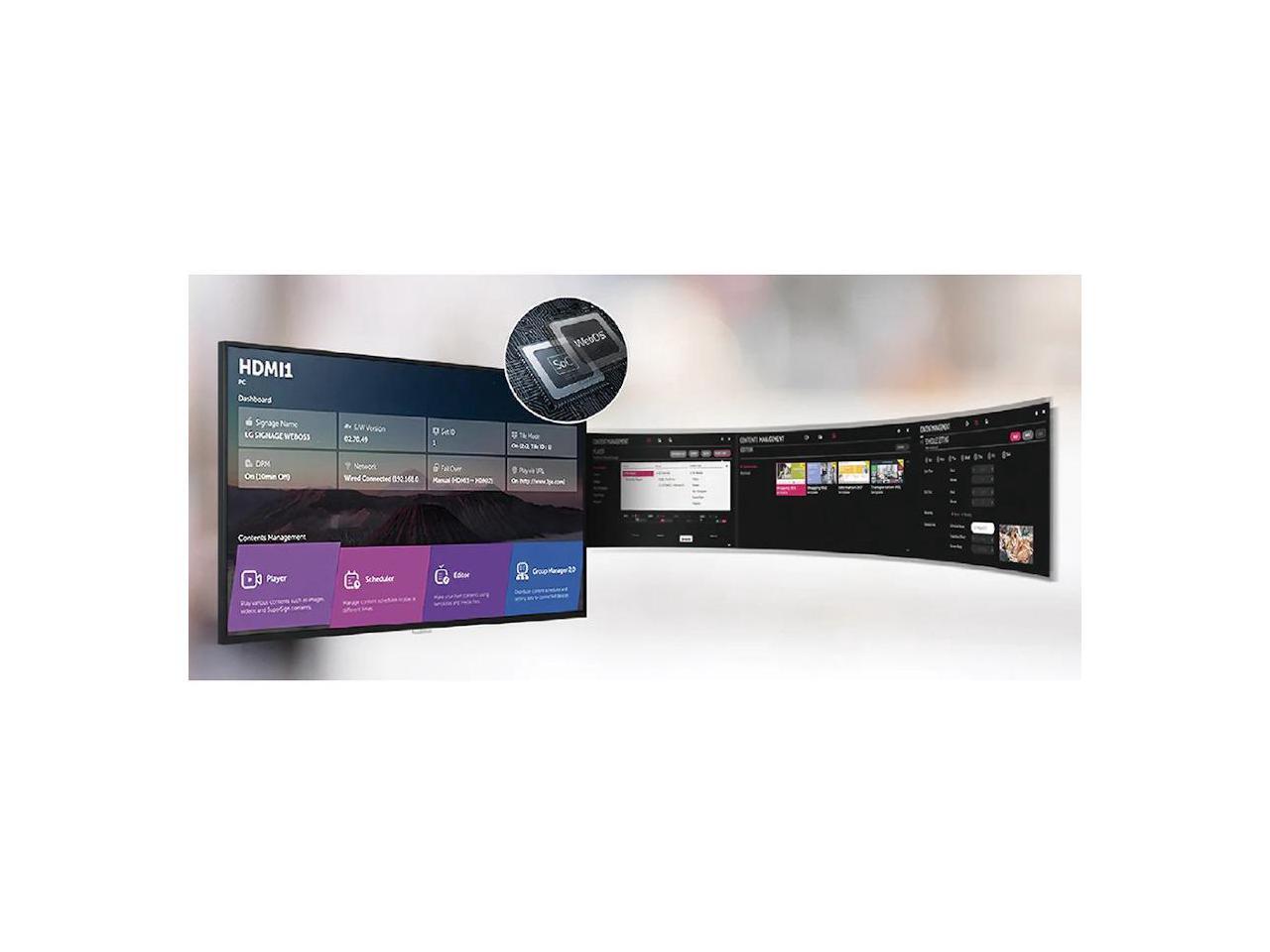 LG 43UH5J-H Digital Signage Display - 43" LCD - 3840 x 2160 - Edge LED ...