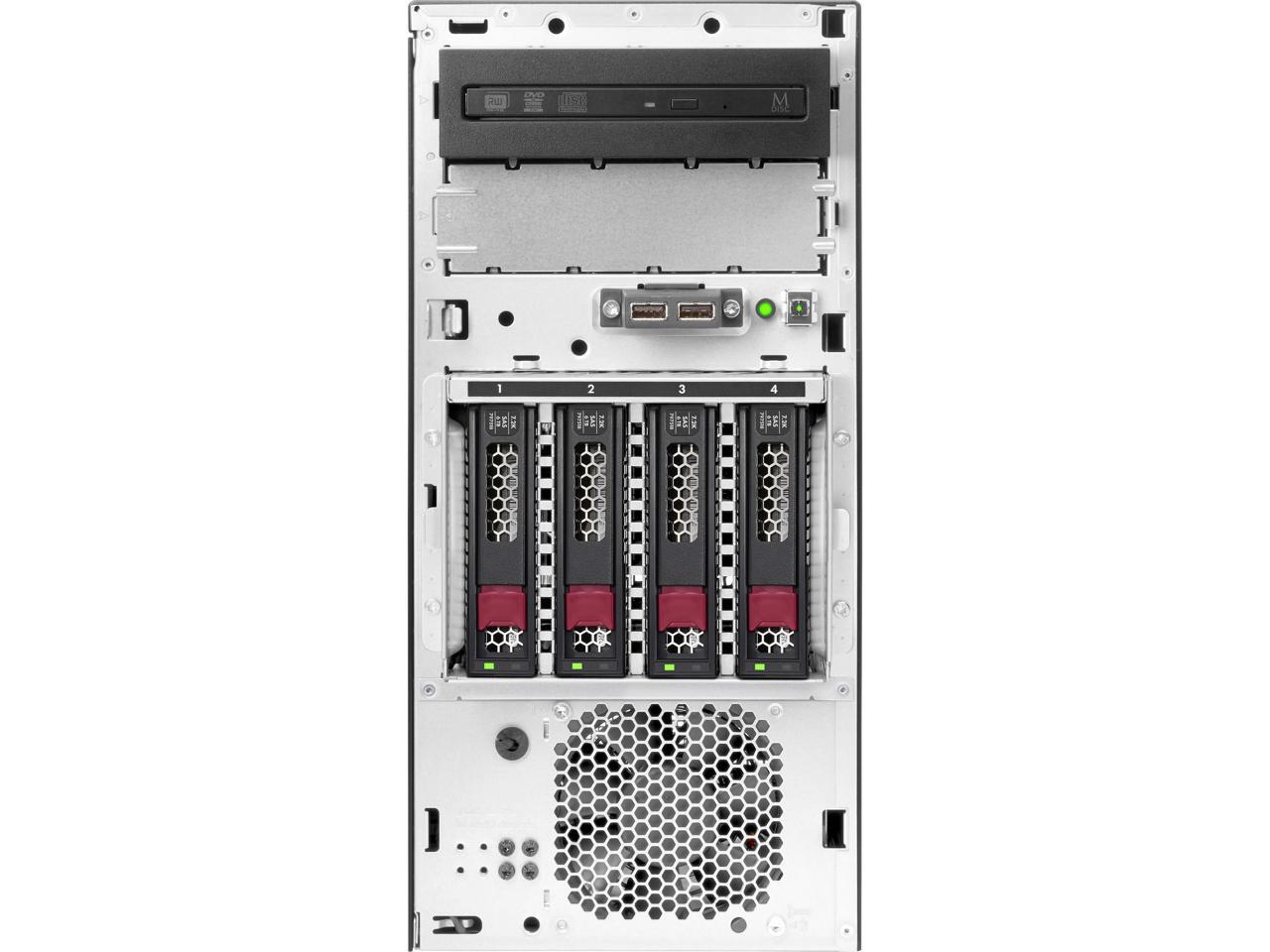 Hpe Proliant Ml30 G10 4U Tower Server - 1 X Xeon E-2234 - 16 Gb Ram Hdd ...