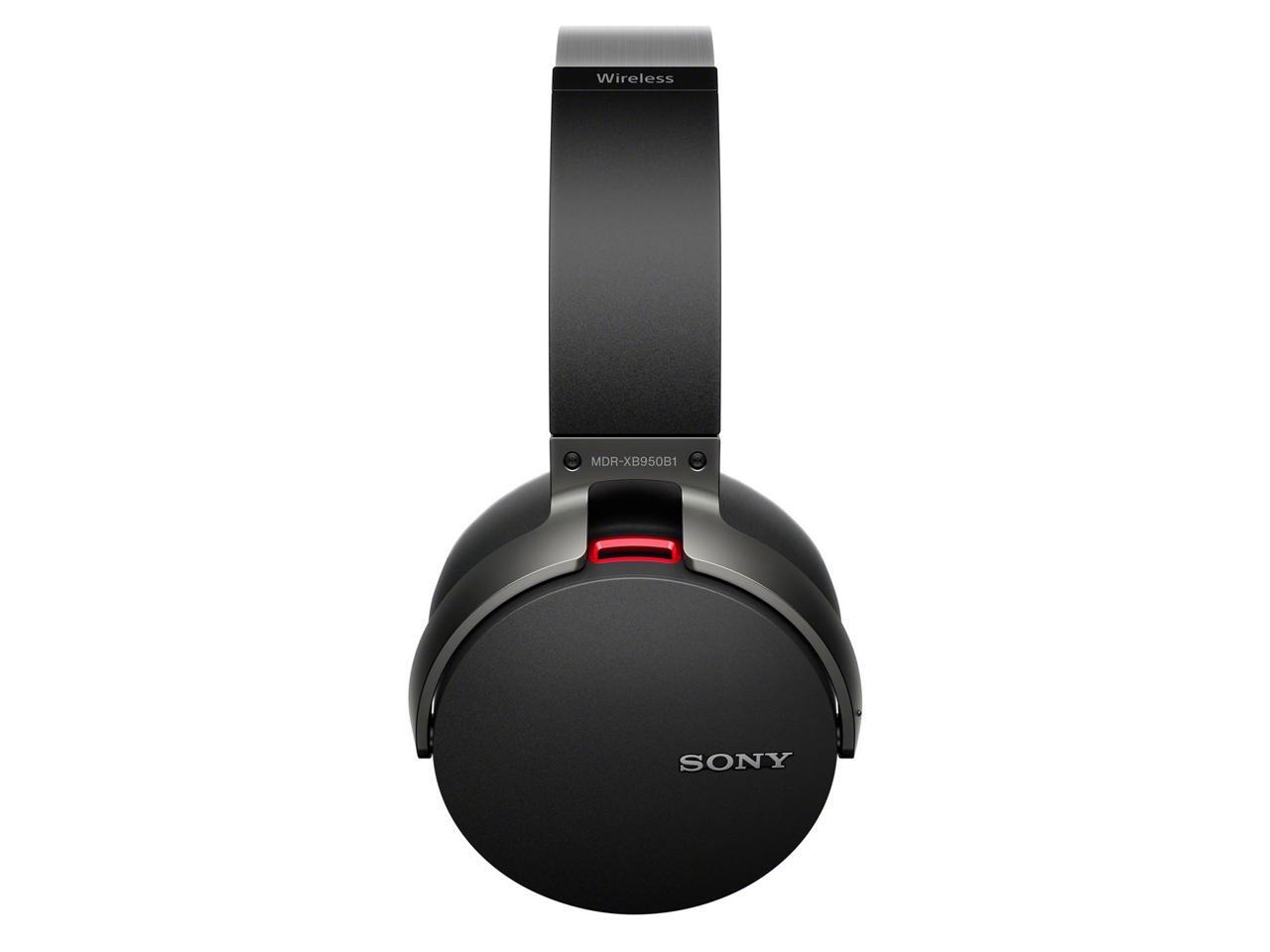 Sony MDR-XB950B1 Extra Bass Wireless Over the Ear Headphones - Black ...