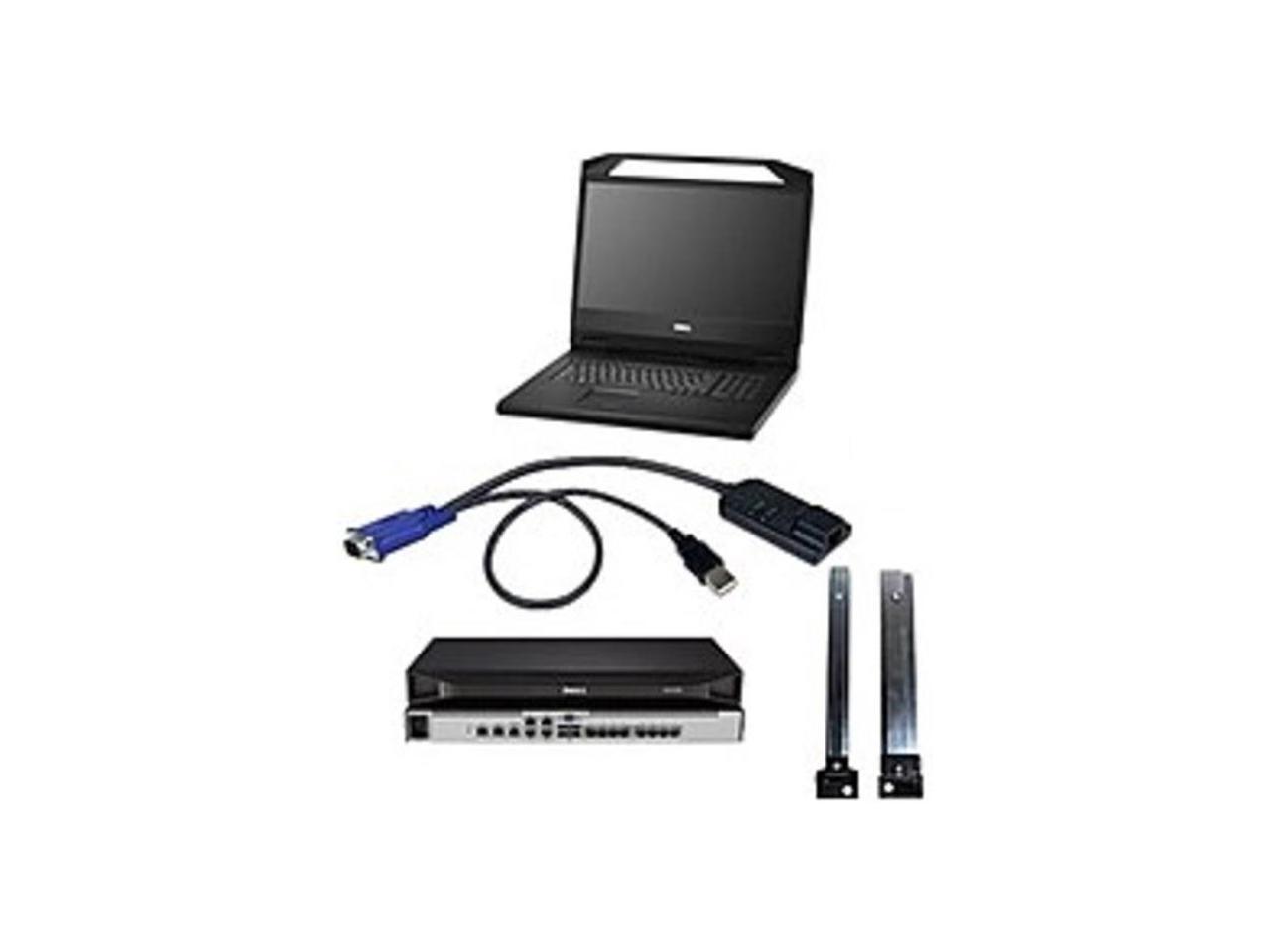 Dell DKMMLED185-G01 18.5 in 1U Rackmount LED KMM Console - English ...