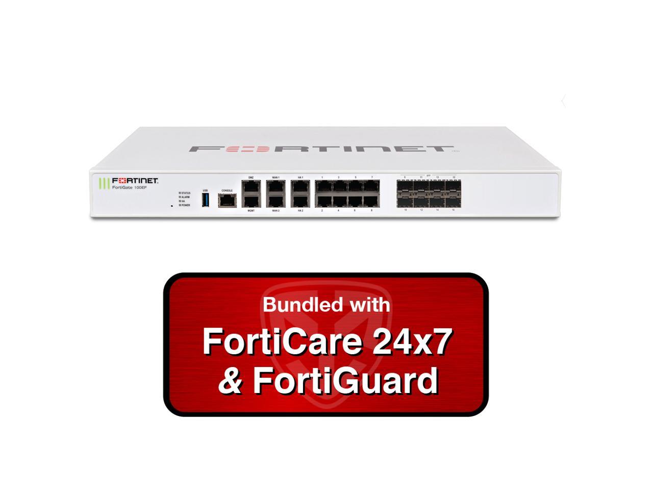 Fortinet FortiGate-100EF / FG-100EF Next Gen Firewall Security ...